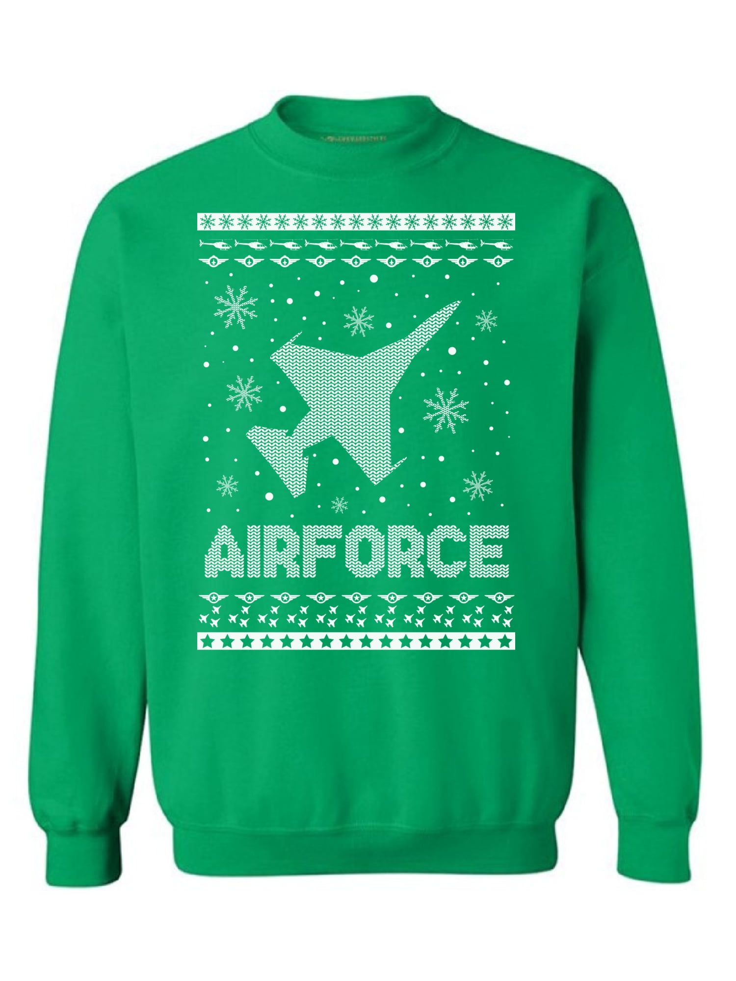 Awkward Styles Ugly Christmas Sweatshirt Xmas Airforce Sweater ...