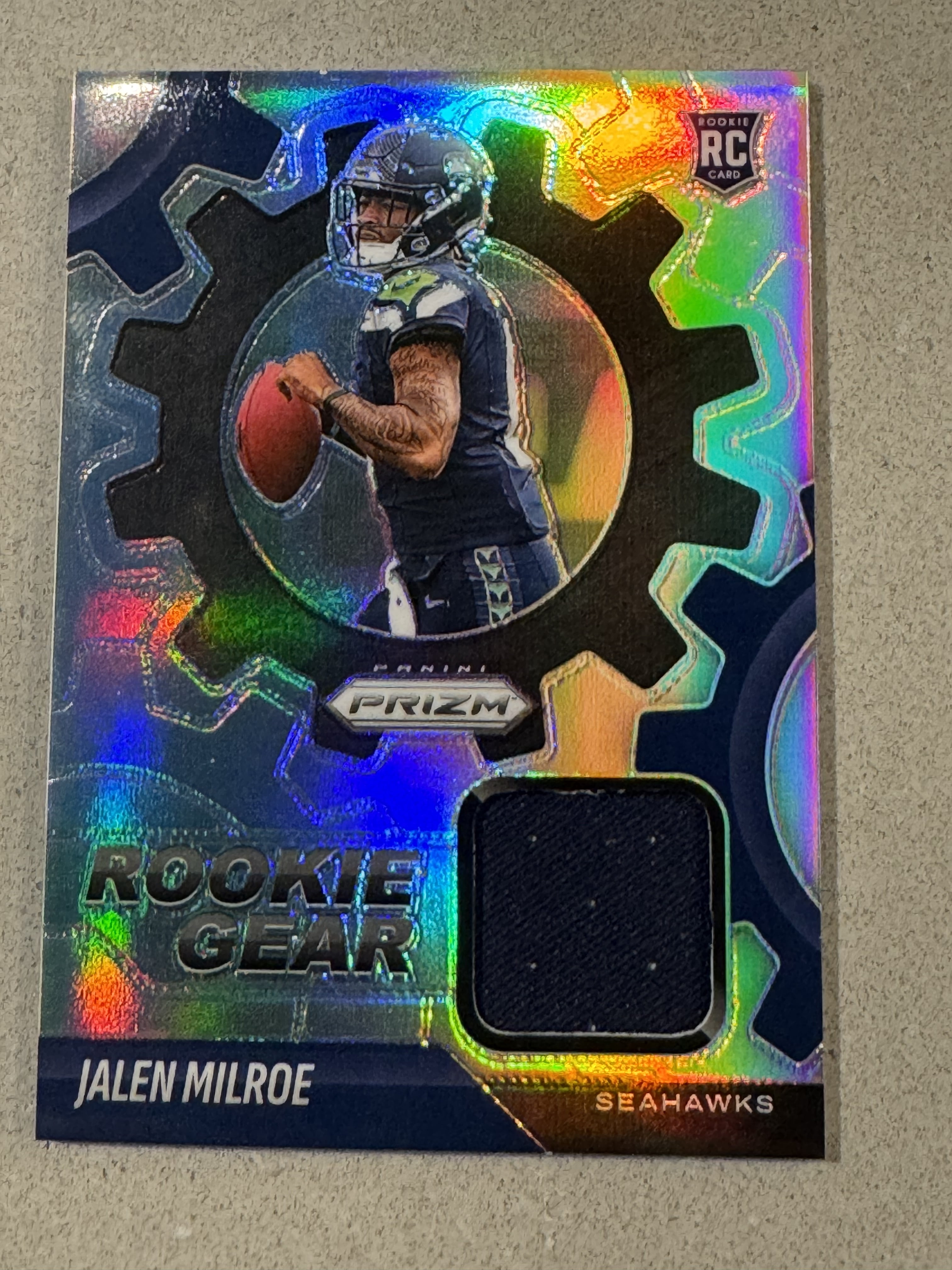 2025 Panini Prizm Football Rookie Gear Jalen Milroe #RGR-JME RC Patch ...