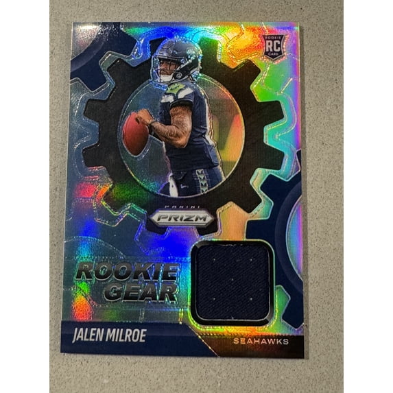 2025 Panini Prizm Football Rookie Gear Jalen Milroe #RGR-JME RC Patch ...