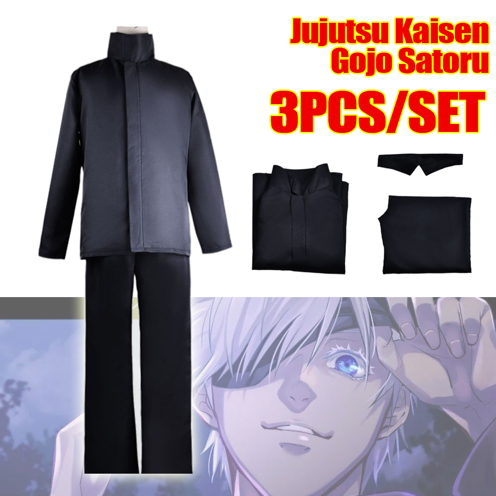 Gojo Satoru Costume Jujutsu Kaisen Cosplay Costume Men Size Cosplay ...