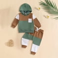 Ccpelsie Baby Boy Clothes Fall Winter Outfits Waffle Knit Contrast ...