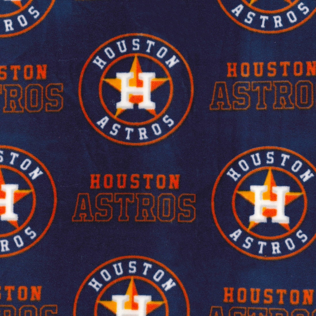 Houston Astros 58" 100% Polyester Fleece Logo Sports Sewing & Craft ...