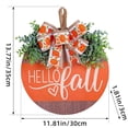 2 Welcome Fall Door Sign Pumpkin Sign for Front Door Wood Truck Pumpkin ...
