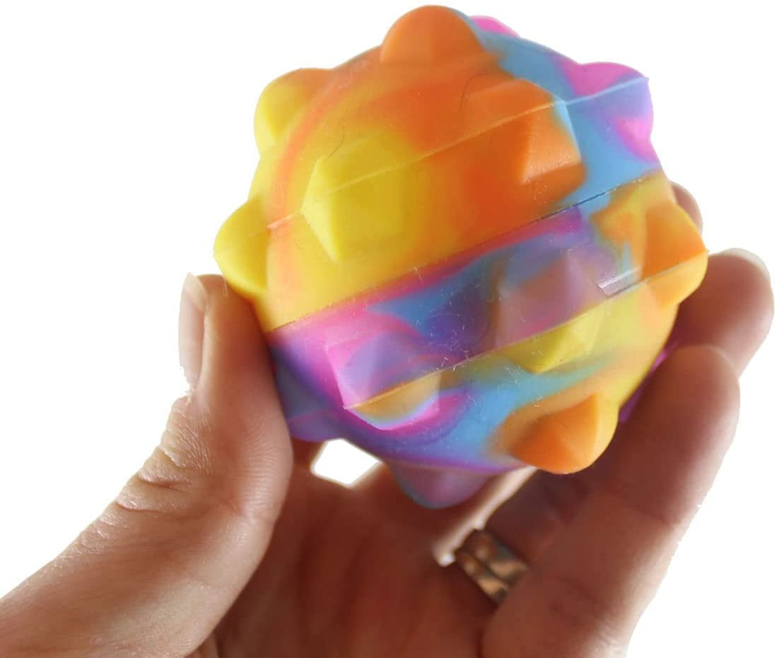 1 Bubble Pop Ball - Bubble Poppers on Ball Squeeze to Pop - Silicone ...