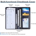 Checkbook Covers for Personal Checkbook, RFID Blocking Checkbook Holder ...