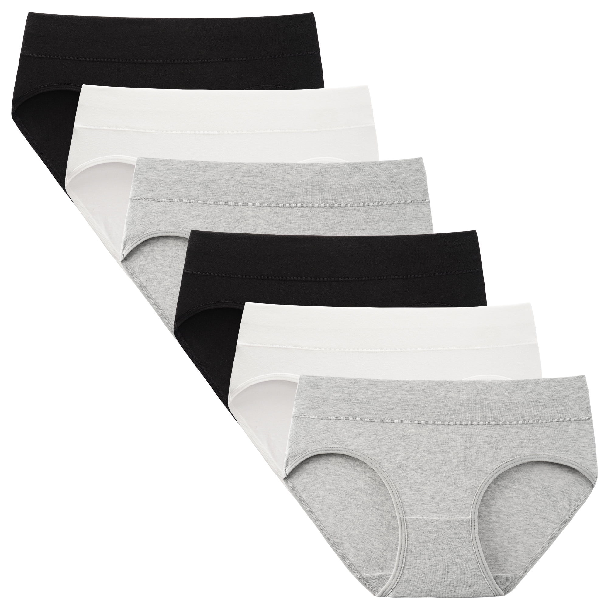 INNERSY Big Girls Panties Soft Cotton Briefs Mid-Waisted Underwear for ...