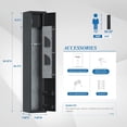 SUXXAN Digital Keypad Lock Gun Safes for Home Rifle and Pistols, Quick ...