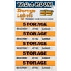 Tag-A-Room Moving Labels Content Pro Pack, 19 Content Labels, 190 Count ...