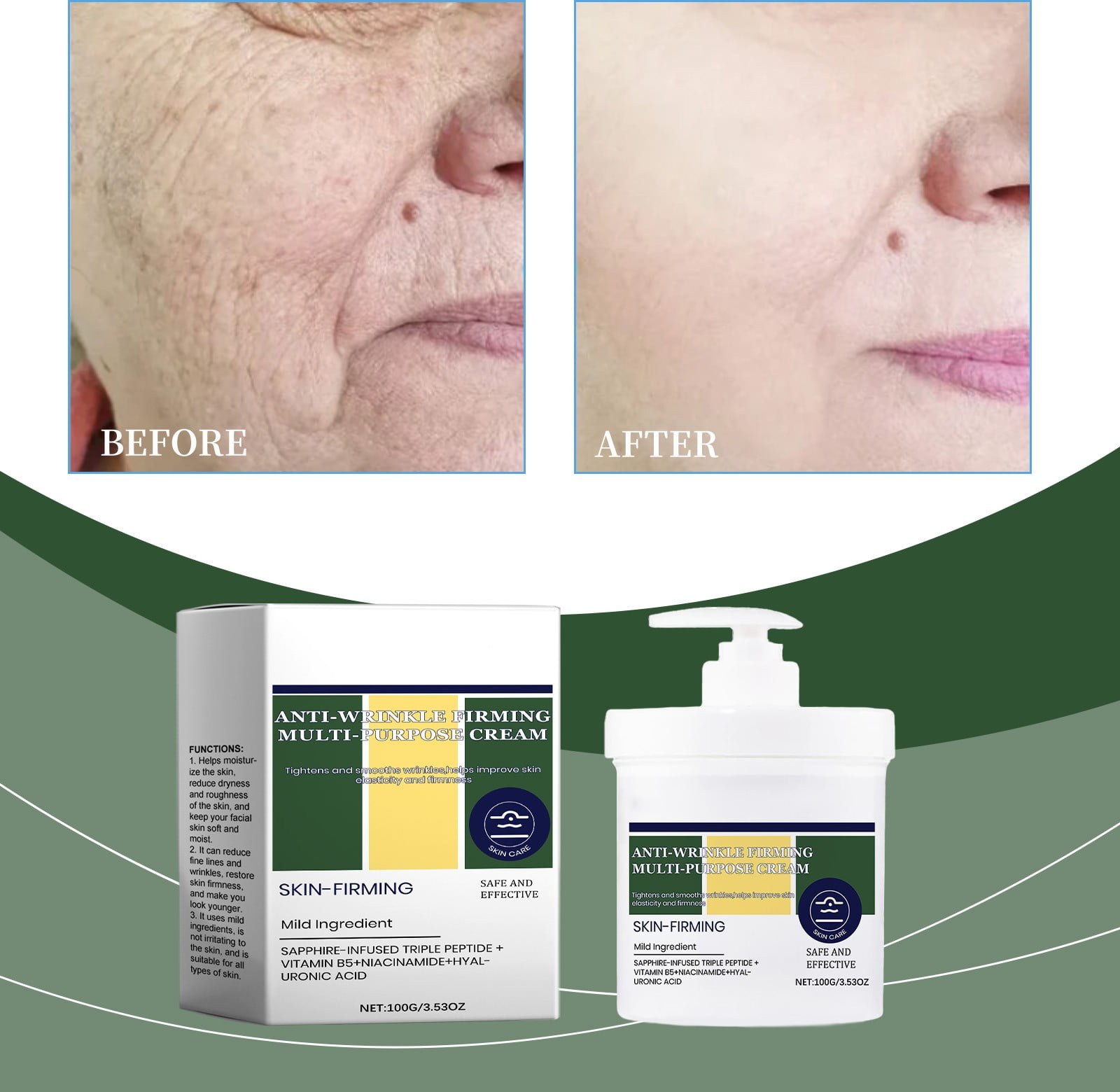 Advanced Firming & Wrinkle Reducing Cream, Fubsta Firming Cream, Fubsta ...