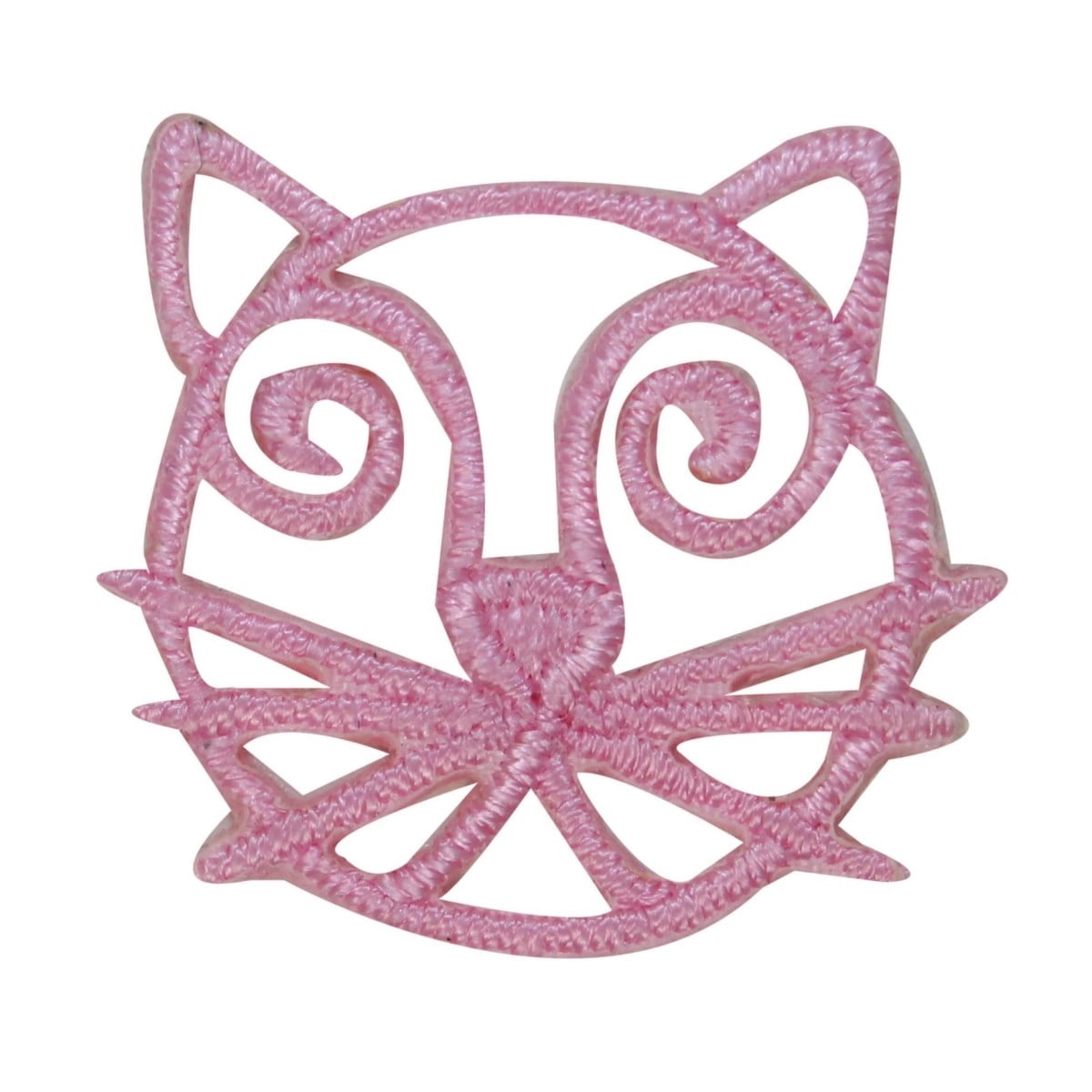 ID 3036E Cat Face Emblem Patch Kitten Symbol Craft Embroidered Iron On ...