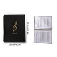 WINDLAND Music Score Folder Waterproof Music Score Paper Piano Folder ...