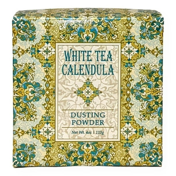 Greenwich Bay WHITE TEA CALENDULA Dusting Powder, After-Bath Body ...