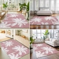 Area Rug 48×72in, Summer Tropical Palm Trees Floor Carpet Living Room ...