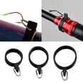 10 Pcs Elastic Fishing Rod Hook Rings Keeper Fishing Hook Secure Holder ...