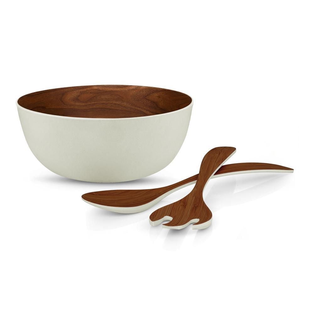 Click here for Brilliant Bamboo Walnut 3 Piece Salad Set prices