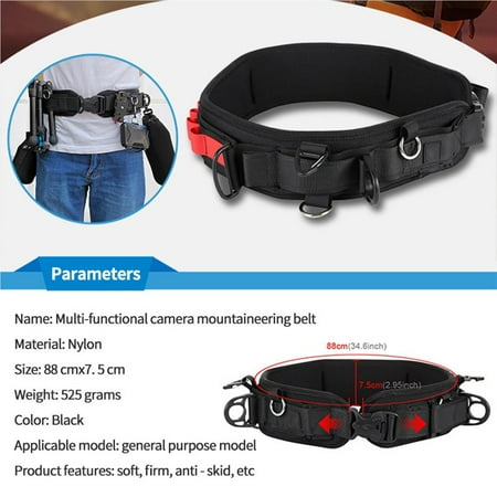 Camera Waist Belt Multi-functional Bundle Waistband Strap camera waist ...