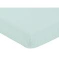 Sweet Jojo Designs Sloth Blue Grey and Green 4 Piece Crib Bedding Set ...