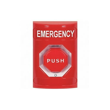 GE SECURITY MPSR2-D45W-GE DPDT WEATHERPROOF FIRE ALARM PULL STATION ...