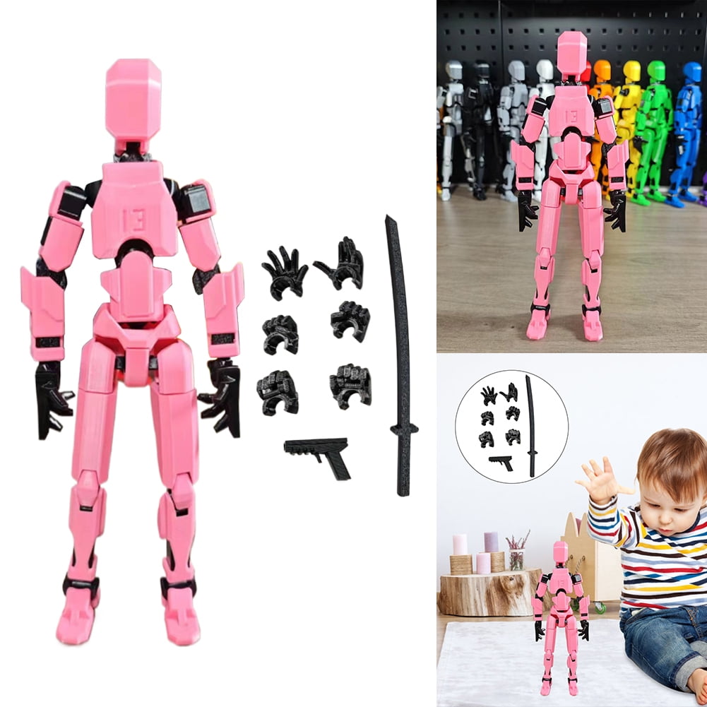 Figuras Acción Multiarticuladas Figura Robot 34 Cm 13 Escritorio ...