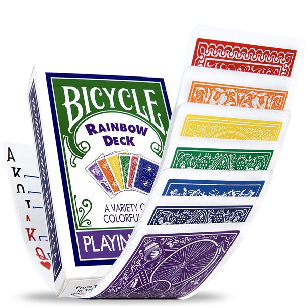 Ultimate Rainbow Deck in Bicycle Card Stock by Magic Makers - Walmart.com