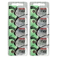 5PK Maxell Silver Oxide Watch Battery SR41W High Drain Replaces 392 ...