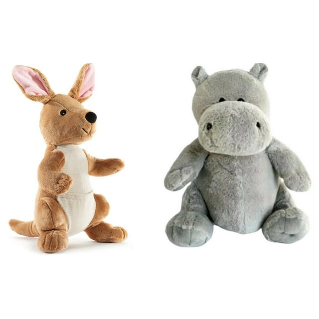 wuh Kangaroo of Curious George & Hippo 2 Kohl’s Plush Set Stuffed Soft ...