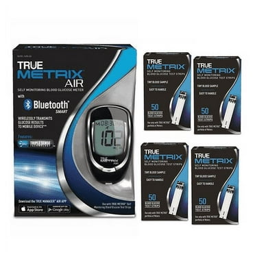 TRUE METRIX AIR Blood Glucose Monitoring Starter Kit, Diabetic Checker ...