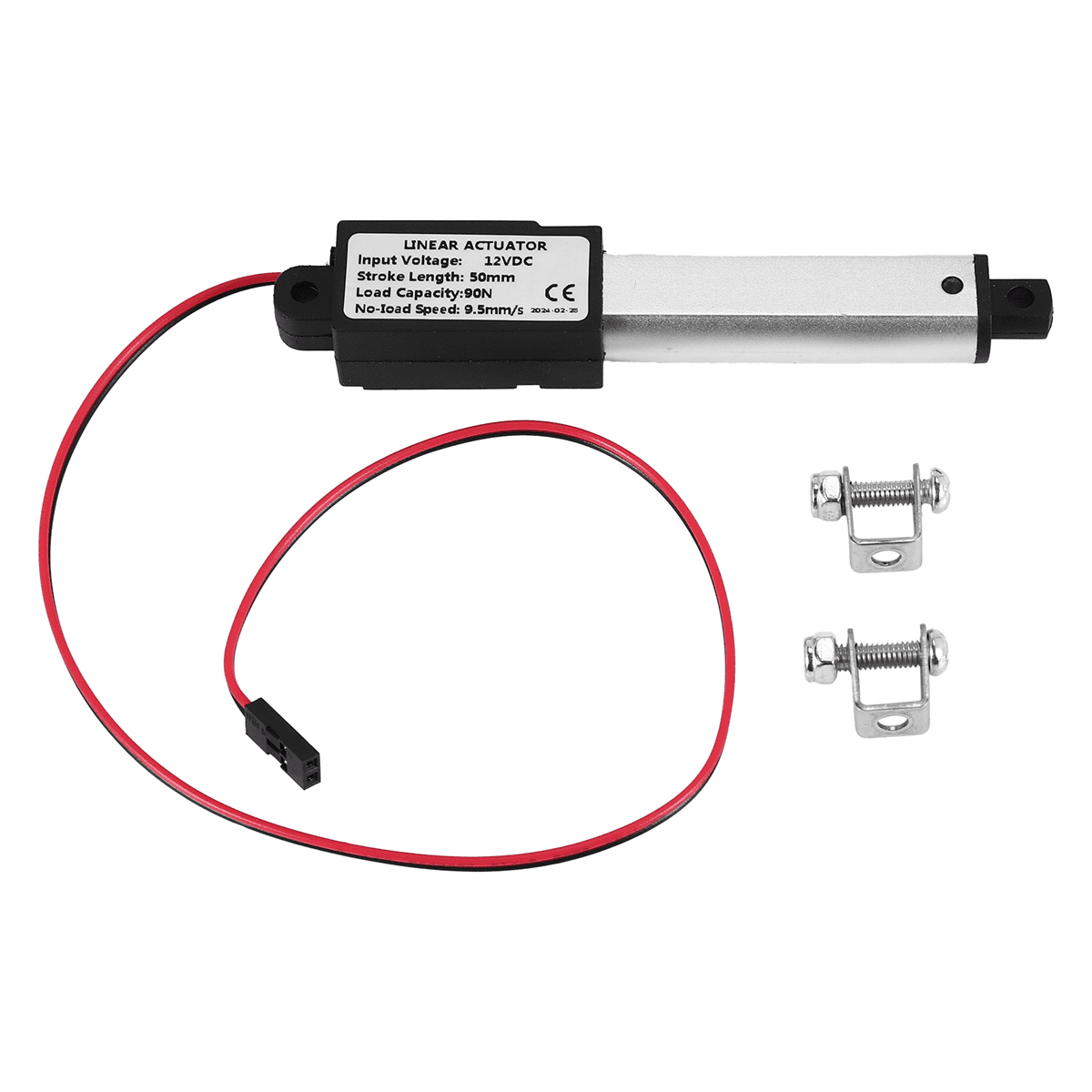 Micro-Linear Actuator, 2 Inch Stroke, 90N/20.3Lb, Speed 9.5mm/S ...