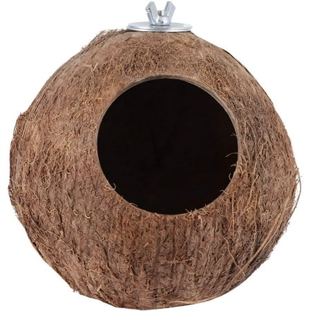 Coco Shell Bird House Bird Cage Toy for Pet Parrot Budgies Parakeet ...