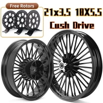 Alloy Spare Parts: 21X3.5 18X5.5 Fat Spoke Wheels Rim + Rotors for ...