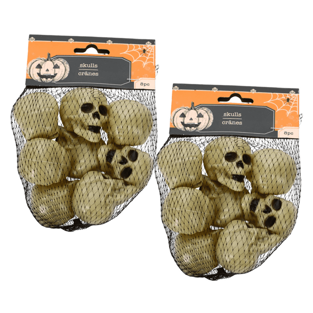 Halloween Miniature Skulls Decoration, Mini Skeleton Toy Plastic Skull ...