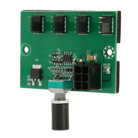 Chassis Fan Speed Controller, PWM 4 Channel 4pin 3pin 2pin Fan PC ...