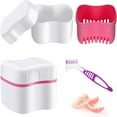 QD-Gotrays Denture Bath Kit, Includes 2 Cups, 2 Strainer Baskets, 2 Cleaner Brushes - Walmart.com