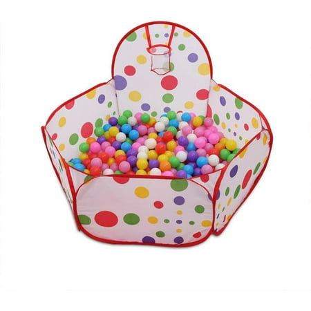 Children's Ball Pool, Pop Up Baby Ball Pool Outdoor with Mini ...