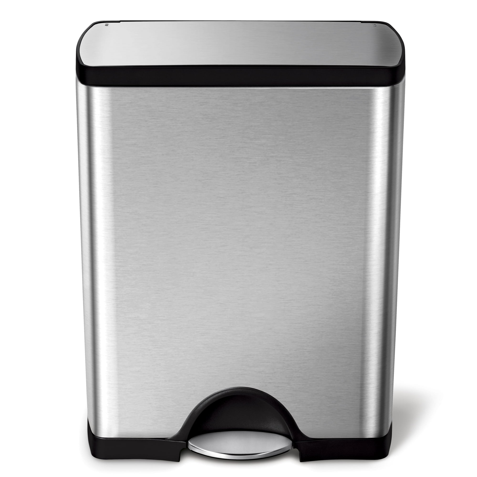 Click here for Simplehuman Trash Can 13 Gal silver indoor/Outdoor... prices