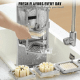 Commercial French Fry Cutter with 4 Blades, Vegetable Chopper Dicer, 1/ ...
