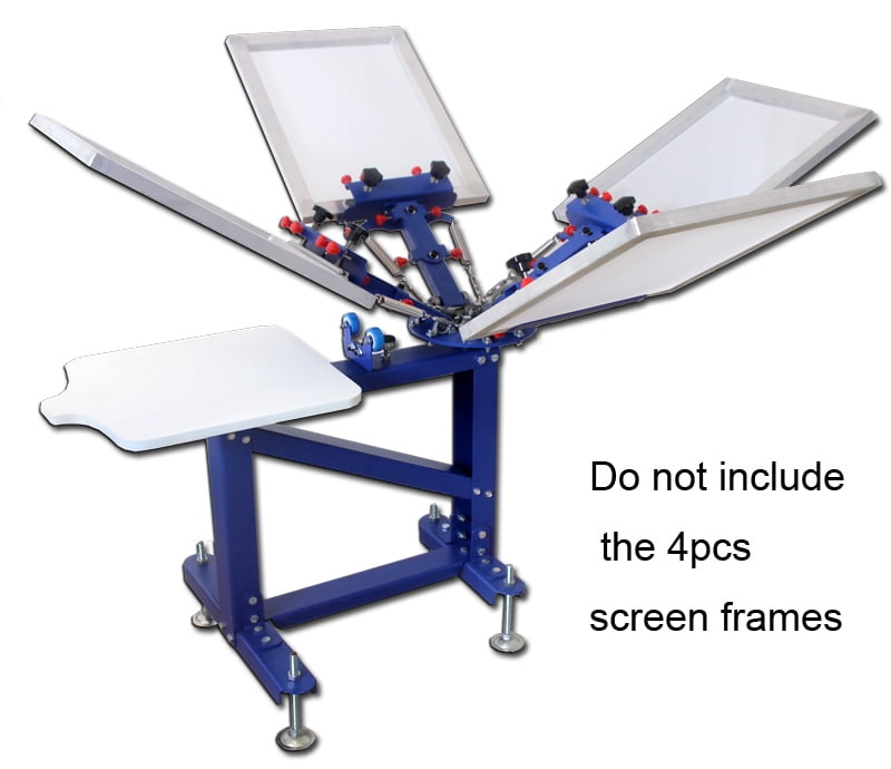 Techtongda 4 Color Screen Printing Press Machine Floor Type Metal ...