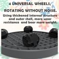 2 PCS 14 Inch Gray Rolling Plant Stand Pot Trolley with Wheels ...