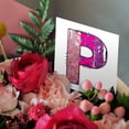 3drose, Pink and Purple Hearts and Dots Grunge Monogram Initial P, 6 ...