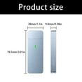 Toolless Portable SSD Enclosure Supports M+B/M Key NVMe 2230 Drive Up ...