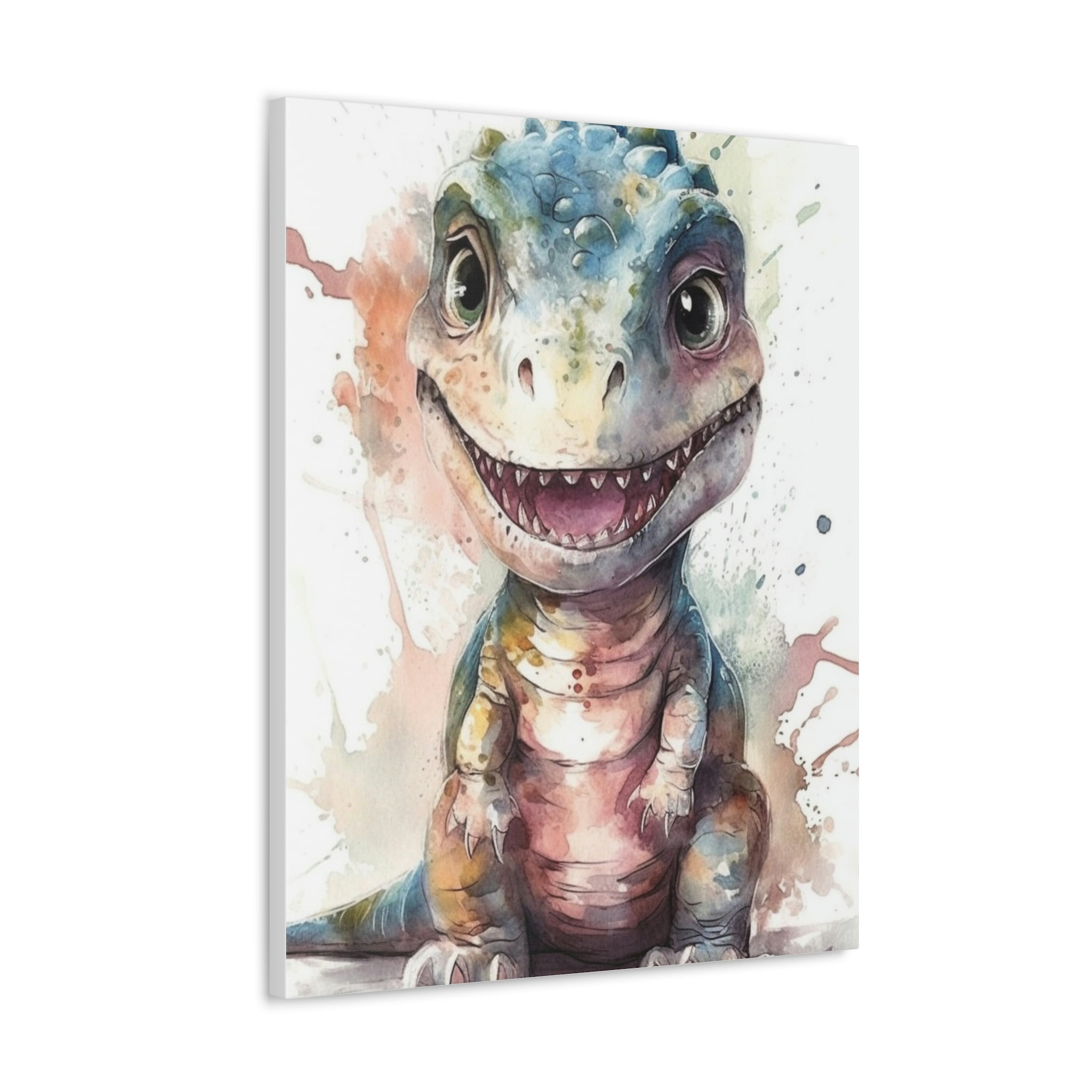 Watercolor T-Rex Painting - Nursery Collection - Bedtime Stories ...