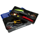 Wakeman Outdoors Fishing Single Tray Tackle Box with 55 Pieces, Medium ...