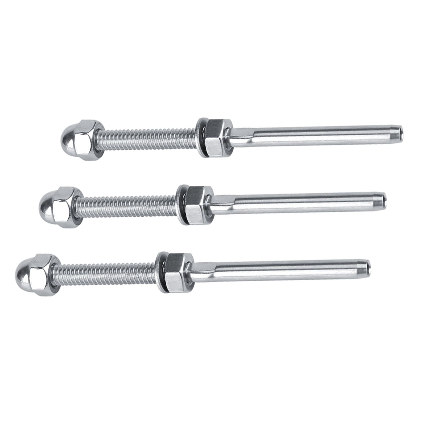 Terminal Roscado 10 Piezas Extremos De Perno Tensor De Acero Inoxidable ...