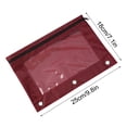 Dmlowu Transparent Three Hole Pen Case, Oxford Cloth Large Capacity ...