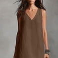 Cotton Dress for Women Maxi Dresses 2026 Summer V Neck Backless Side ...