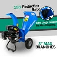 SuperHandy 7HP Gas Powered Wood Chipper Shredder Mulcher - Walmart.com