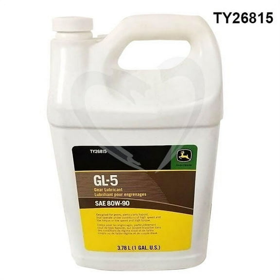 John Deere OEM 1 Gallon GL-5 Gear Lubricant 80W-90 TY26815 - Walmart.com