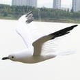 SPRING PARK Artificial Flying Seagull Feather Birds Hanging Decorations ...