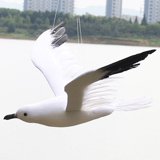 SPRING PARK Artificial Flying Seagull Feather Birds Hanging Decorations ...