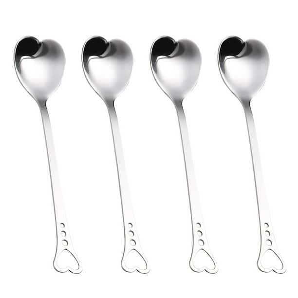Spoons Heart Spoon Cake Coffee Afternoon Guitar Teaspoons Soup Dessert ...